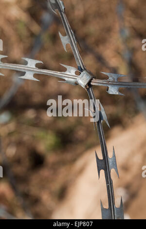 razor wire, razor wires Stock Photo - Alamy