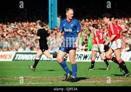 Andy Ritchie. FA Cup. Manchester United 3 v Oldham Athletic 3. 8th ...