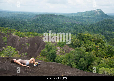 Voltzberg Mountain, Central Suriname Nature Reserve, Suriname Stock ...