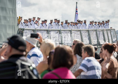 Sydney, AUSTRALIA - April 01, 2015: Family and friends farewelled ...