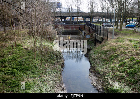 The River Sherbourne, Spon End, Coventry, UK Stock Photo - Alamy