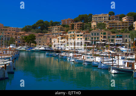 Soller, Marina, Harbour, Mallorca, Majorca, Balearic Islands ...