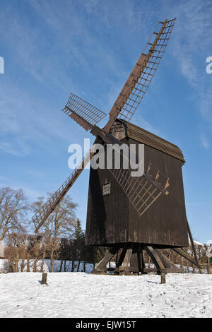 Old windmill. Shot from The Old Town at Aarhus, Denmark Stock Photo - Alamy