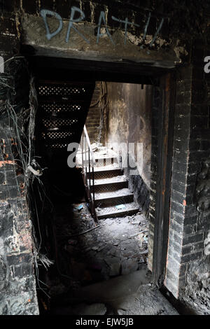 High winds expose the true state of the derelict building The Swindon ...