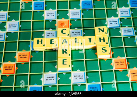 health care nhs hospital hospitals doctors words using scrabble tiles ...