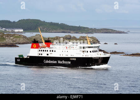 Caledonian MacBrayne car ferry Finlaggan on the route from Kennacraig ...