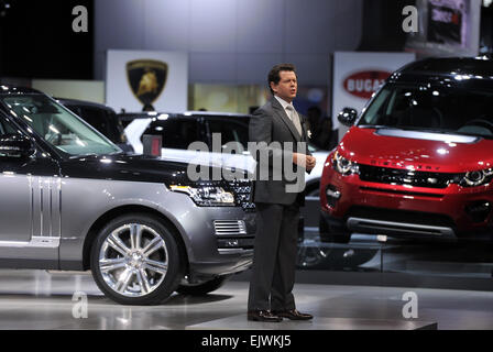 GERRY MCGOVERN JAGUAR AND LAND ROVER UNVEIL TWO NEW CARS LOS ANGELES ...