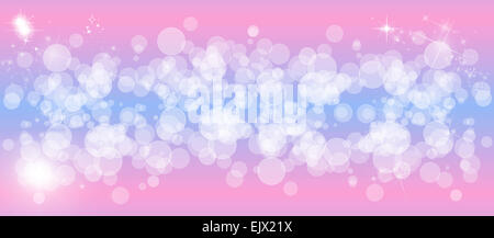 Gentle multicolored bokeh sparkly website header/banner Stock Photo - Alamy
