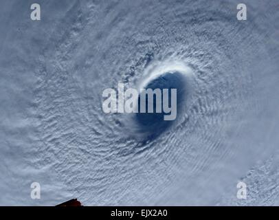 Handout photo from NASA made on 29 June 2010 showing Hurricane Alex as ...