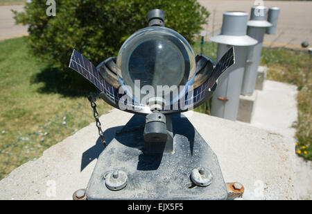 Campbell Stokes sunshine recorder to record hours of sunshine Stock ...