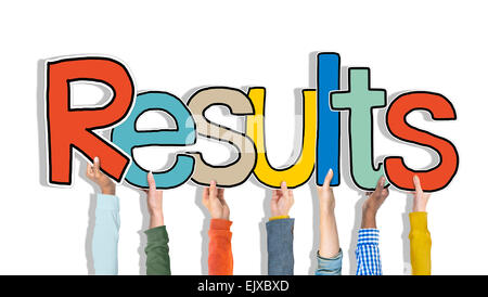 Results Word Concepts Isolated on White Stock Photo - Alamy