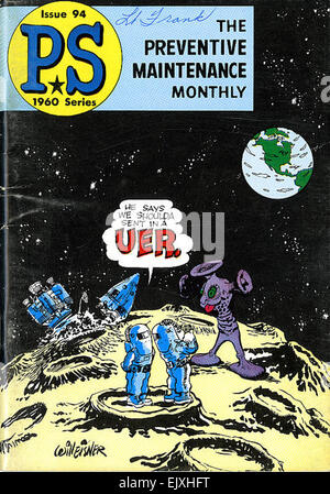 The PS Magazine cover page, illustrated by Will Eisner, showcases the ...