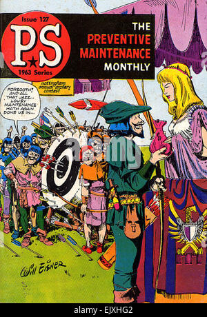 The cover page of PS Magazine, designed by Will Eisner, features ...