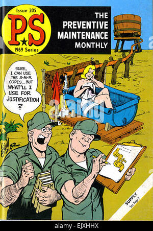 The cover page of PS Magazine featuring a comic illustration by Will ...