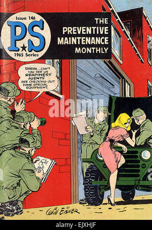 The cover of PS Magazine, drawn by Will Eisner, showcases his creative ...