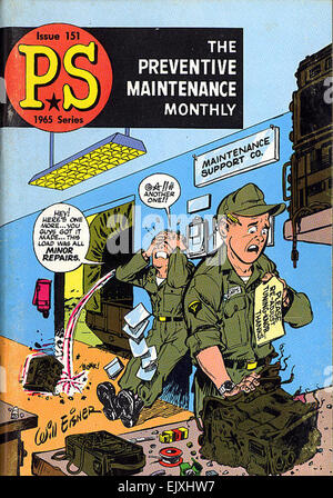 A cover page of PS Magazine, designed by Will Eisner, who created the ...