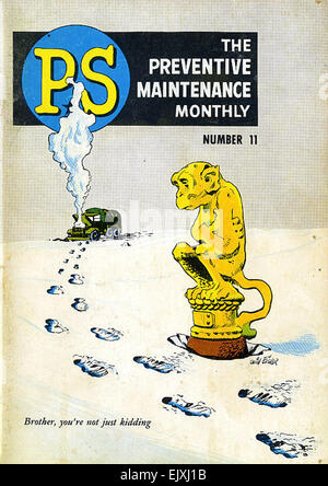 A historical cover page of PS Magazine, designed by Will Eisner ...
