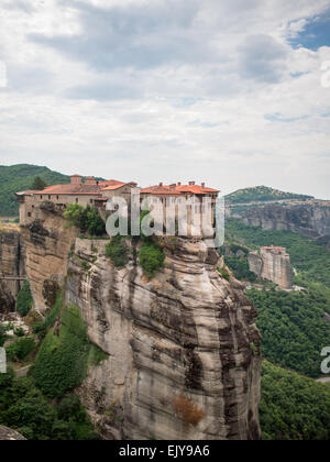 Eastern Orthodox Holy Monastery of Varlaam is sheltered on a sheer ...