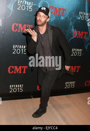 Comedian Josh Wolf attends the 2015 CMT Upfront event at the ...