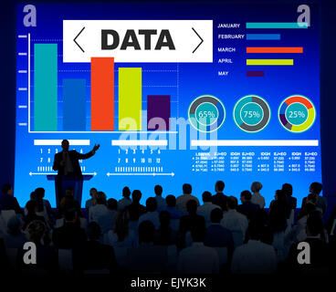 Data Analytics Chart Performance Pattern Statistics Information Concept ...