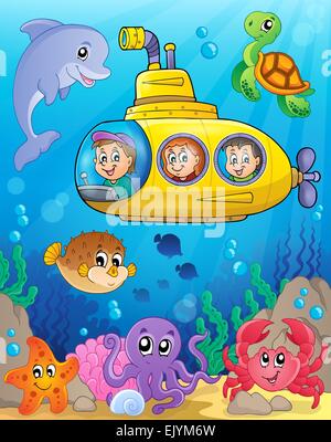 Crab machine illustration Stock Photo - Alamy