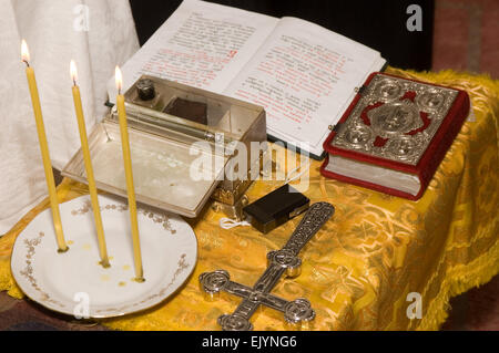 The baptism of Jesus Christ. Church of the Reconciliation Stock Photo ...