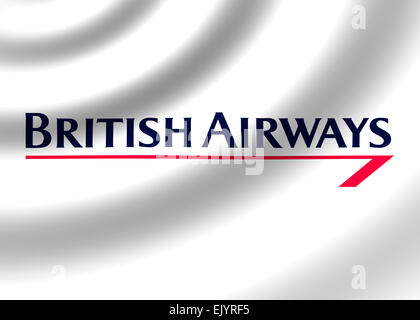 British Airways logo icon flag emblem symbol Stock Photo - Alamy