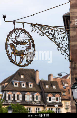 Shop Sign, Strasbourg, Alsace, France Stock Photo - Alamy