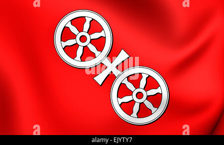 Flag of Mainz, Germany Stock Photo - Alamy