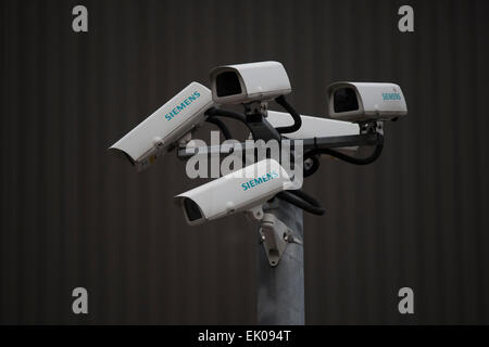 Siemens CCTV security cameras Stock Photo - Alamy