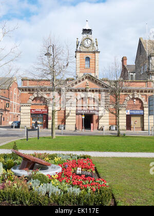 Market hall in Crewe UK Stock Photo - Alamy