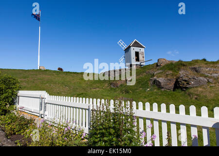 Vigur island's windmill built in 1840, is the only old windmill left ...