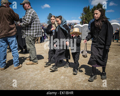 Lancaster, Pennsylvania, USA. 03rd Apr, 2015. Amish Mud Sale, held ...