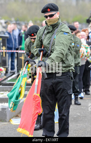Members of the Colour Party carry flags of the Commonwealth nations ...