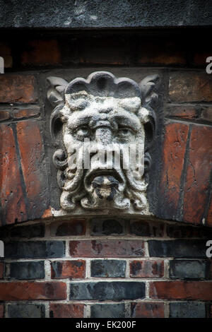 Ornamental keystone, Bruges, Brussels Stock Photo - Alamy