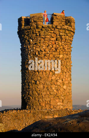 Castle Craig Tower, Hubbard Park, Meriden, Conn. , Military facilities ...