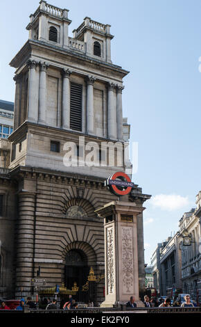 Monument Underground station, City of London, England, UK Stock Photo ...