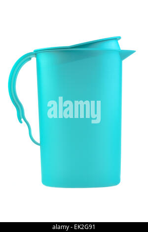 Blue pitcher isolated on the white background Stock Photo - Alamy
