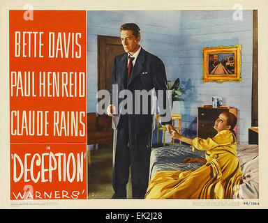 Deception - 1946 - Movie Poster Stock Photo - Alamy