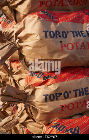 Sacks of potatoes Stock Photo - Alamy