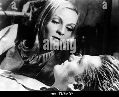 Madeleine Sologne, Jean Marais, on-set of the Film "Love Eternal" (aka ...