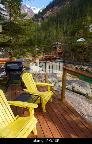 Orca Island Cabins, Humpy Cove, Resurrection Bay, Seward, Alaska Stock ...