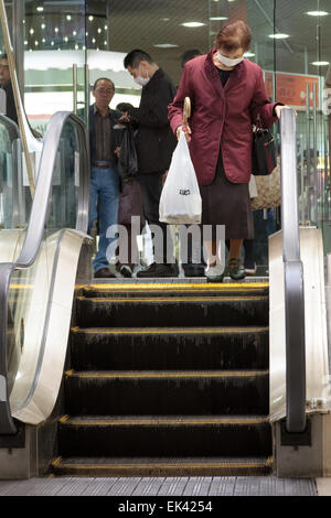 The world's shortest escalator in the basement of More's Department ...