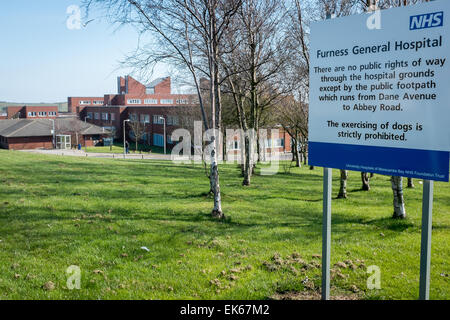 Furness General Hospital Stock Photo - Alamy