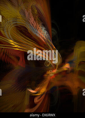 Geometric shapes in abstraction. Motion. An abstraction in which ...