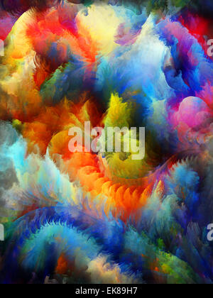 Fractal Garden series. Composition of colorful fractal patterns and ...
