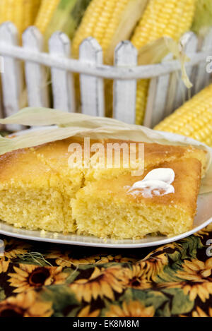 fresh oven baked loaf of cornbread Stock Photo - Alamy