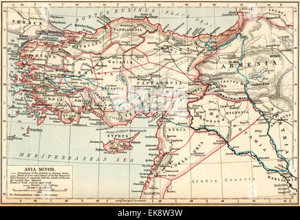 Ancient Map of Asia Minor Stock Photo: 111649146 - Alamy