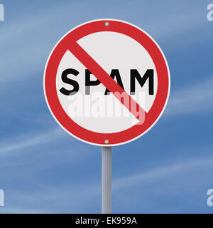No spam allowed sign Stock Photo: 187127113 - Alamy