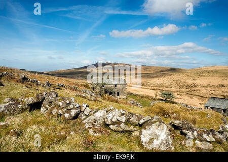 Garrow Tor; Old Farmhouse Bodmin Moor; Cornwall; UK Stock Photo - Alamy